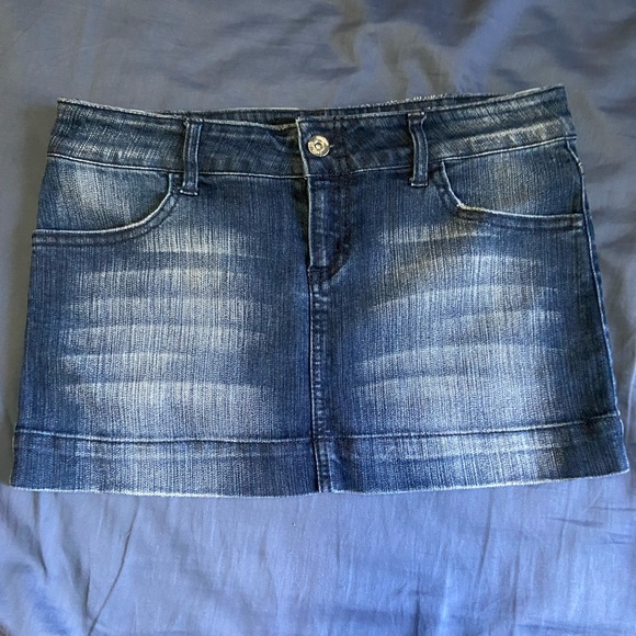 Skirts | Vintage Jean Extra Mini Skirt | Poshmark
